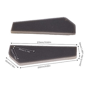 Air Box Foam Filter, 2Pcs Air Box Foam Filter Sponge For Gy6 49Cc 50Cc 139Qmb Scooters Moped Replacement For Taotao