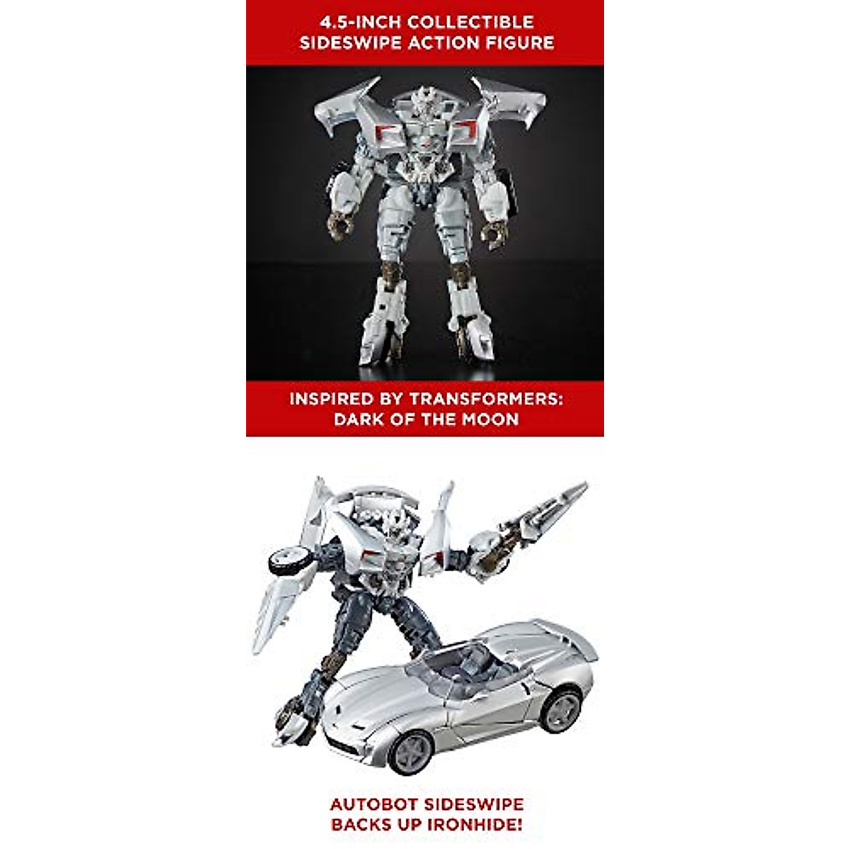 Transformers Studio Series 29 Deluxe Class Dark of The Moon Sideswipe Action Figure