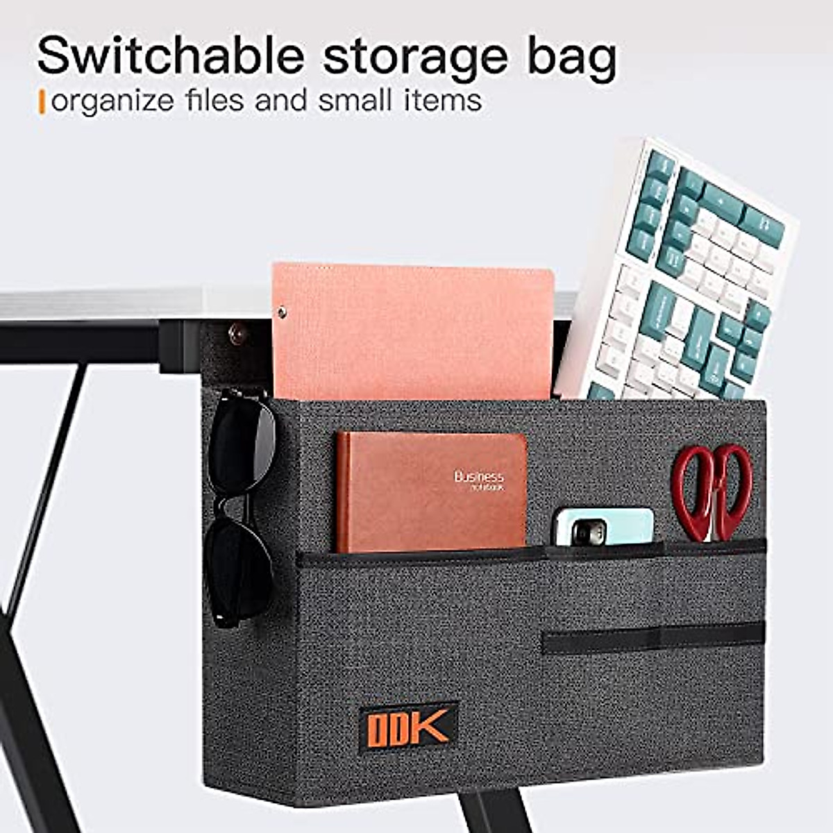 Casaottima L Shaped Desk Gaming Desk Home Office Desk Computer Desk with Round Corner, Large Monitor Stand