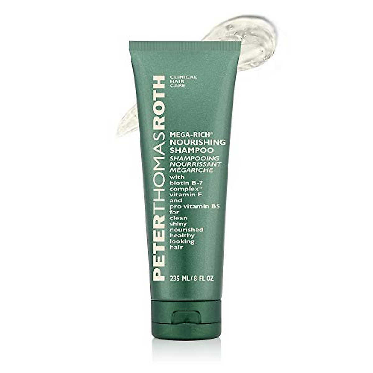 Peter Thomas Roth | Mega-Rich Nourishing Shampoo | Biotin B-7 Complex Shampoo for Clean, Shiny, Healthier-Looking Hair, 8 Fl Oz (Pack of 1)