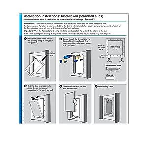 20"X 20" Access Panel with 5/8" Drywall Inlay - F2