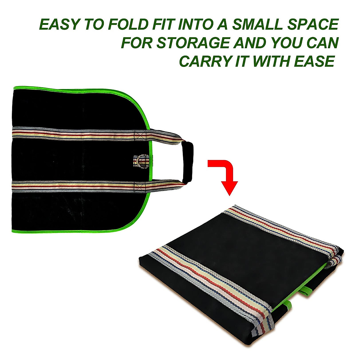 Sharellon Log Firewood Carrier Bag, Heavy Duty Wood Log Carrier Bag, Durable Canvas Log Carrier Tote Bag, Fireplace Wood Stove Accessories for Carrying Wood at Home or Camping