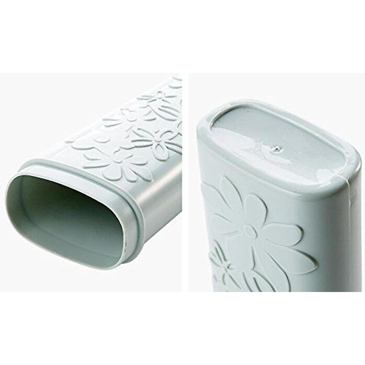 2PCS Portable PP Plastic Toothbrush Toothpaste Holder Case for Travel Use Color Random