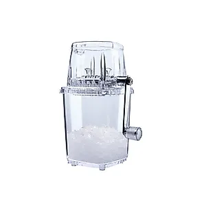 MYBAQ,Ice Crusher Machine,Shave Ice Machines,Manual Ice Shaver,Manual Ice Crusher,Ice Crushers for Home Use,6.2 "L X 6.2 "W X 9.3" H,Ideal for Family Gatherings, Picnics, Parties