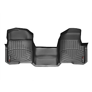 WeatherTech Custom Fit FloorLiners for Ford F-150-1st Row - Over The Hump (442951), Black