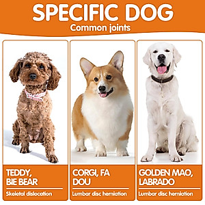 YEUGSCKA Joint Support Supplements Chew for Dogs 120 Count, Hip & Joint Care Tablets with Glucosamine, Chondroitin, Green Lipped Mussel and Vitamins for Dog Joint Care