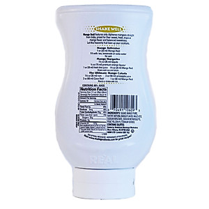 Mango Reàl, Mango Puree Infused Syrup, 16.9 FL OZ Squeezable Bottle (Pack of 1)