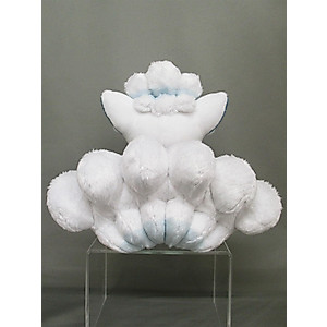 Sanei PP61 Alolan Vulpix Pokemon All Star Collection Stuffed Plush, 7", 156 months to 180 months