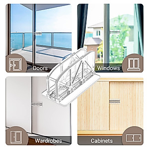 Buy Two Save More- Child Safety Locks for Patio Slide Doors and Sliding Glass Door Lock Security