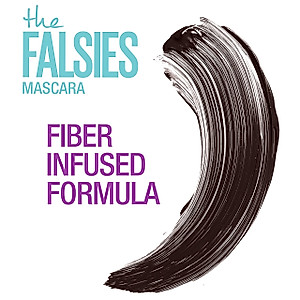 Maybelline Volum' Express Falsies Volumizing, Washable Mascara, Blackest Black, 2 Count