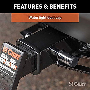 CURT 23025 Trailer Hitch Lock, 5/8-Inch Pin Diameter, Fits 3-Inch Receiver