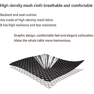 JFGJL Commercial Ergonomic High Back Executive Mesh Chair, with Adjustable Lumbar Support Comfortable Backrest Simple Swivel Chair Lift