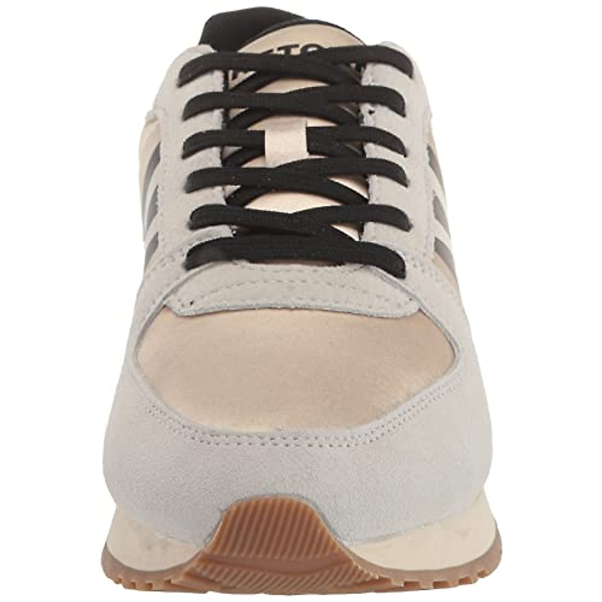 TRETORN womens Women's Lace-up Loyola Women s Lace Up Casual Fashion Sneakers Shoes with Classic Vintage Style, White/Taupe/Black, 6.5 US