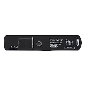 Welch Allyn REUSE-07 FlexiPort Reuseable Blood Pressure Cuffs with No Tubes or Connector, Raw Cuff, Infant, Size 7