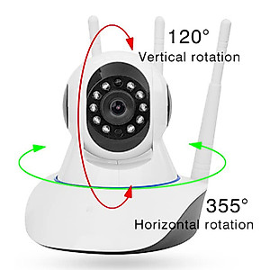 Assistive Technology Services WiFi IP Camera - Pan Tilt Daycare Caregiver Watch Live On Your Smartphone or PC