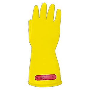 MAGID Class 0 Low-Voltage Rubber Insulating Linemen Safety Gloves, 1 Pair, 11” Long