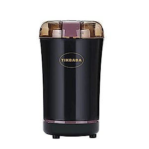 TIKBABA Electric Grinder for Coffee and Nuts,150 Watts Power(Black)