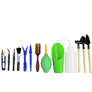CALIFORNIA PICNIC Succulent Kit Organizer Bag Gardening Tool Set Terrarium Supplies Mini Succulent Garden Tool Kit Succulent Bonsai Planter Set Indoor Gardening