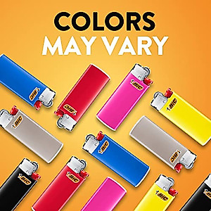 BIC Mini Pocket Lighter, Classic Collection, Assorted Unique Lighter Colors, 8 Count Pack of Pocket Lighters