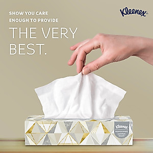 Kleenex® Professional Facial Tissue for Business (21606), Flat Tissue Boxes, 48 Boxes / Case, 125 Tissues / Box, 6,000 Tissues / Case