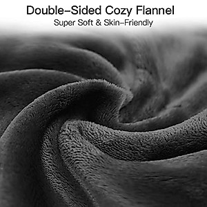 Sunvivi Heated Blanket King Size, Heating Electric Throw Blanket Dual Control, 5 Years Warranty, 10 Heat Settings, 12 Hours Auto Off, Machine Washable, ETL Certified, Overheating Protection, Grey