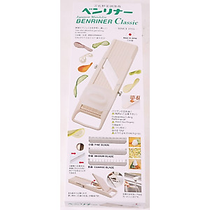 Benriner BR1 VEGETABLE SLICER, One Size, Off-White