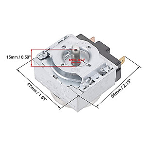 uxcell Time Controller Timer Switch 120 Minutes 120M Replacement Timer for Electronic Microwave Oven Cooker