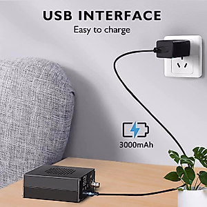 Si4732 ATS-25MAX Upgrade Version 5.2B Full Band Radio Receiver, FM LW MW & SW SSB DSP Receiver 2.4 Touch Screen Built in 4000mAh Battery