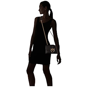 Pinko, LOVE MINI SOFT SIMPLY 6 CL VIT Women, One Size Black Size: 24x156x4, Z99_nero Limousine