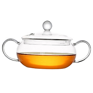 Mikinona with Lid Versatile Glass Saucepan for Cooking Serving and Baking Ideal for Stovetop Oven Use for Soups Sauces and More