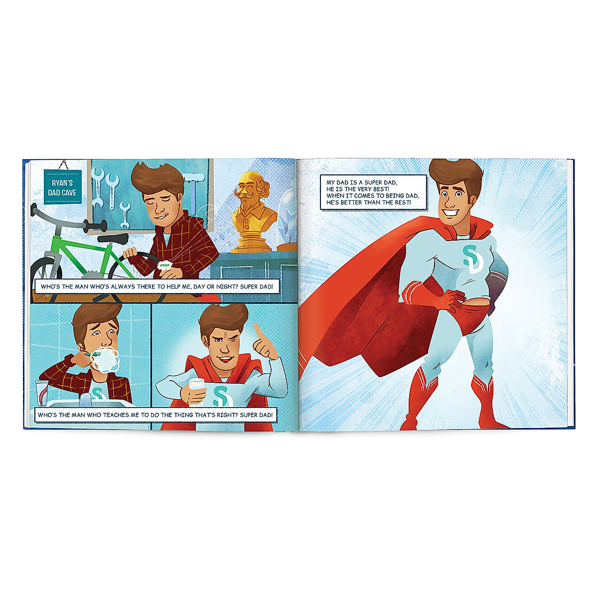 Super Dad Personalized Story, I See Me! (Hardcover)