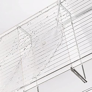 Lyellfe 2 Tier Clear Organizer with Divider, Pull Out Under Sink Organizer and Storage, Sliding Spice Rack Medicine Cabinet Bins, Multi-purpose Vanity Tray for Bathroom, Kitchen Pantry