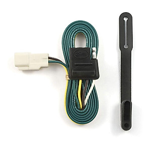 CURT 56042 Vehicle-Side Custom 4-Pin Trailer Wiring Harness, Fits Select Toyota Highlander, OEM Tow Package Required