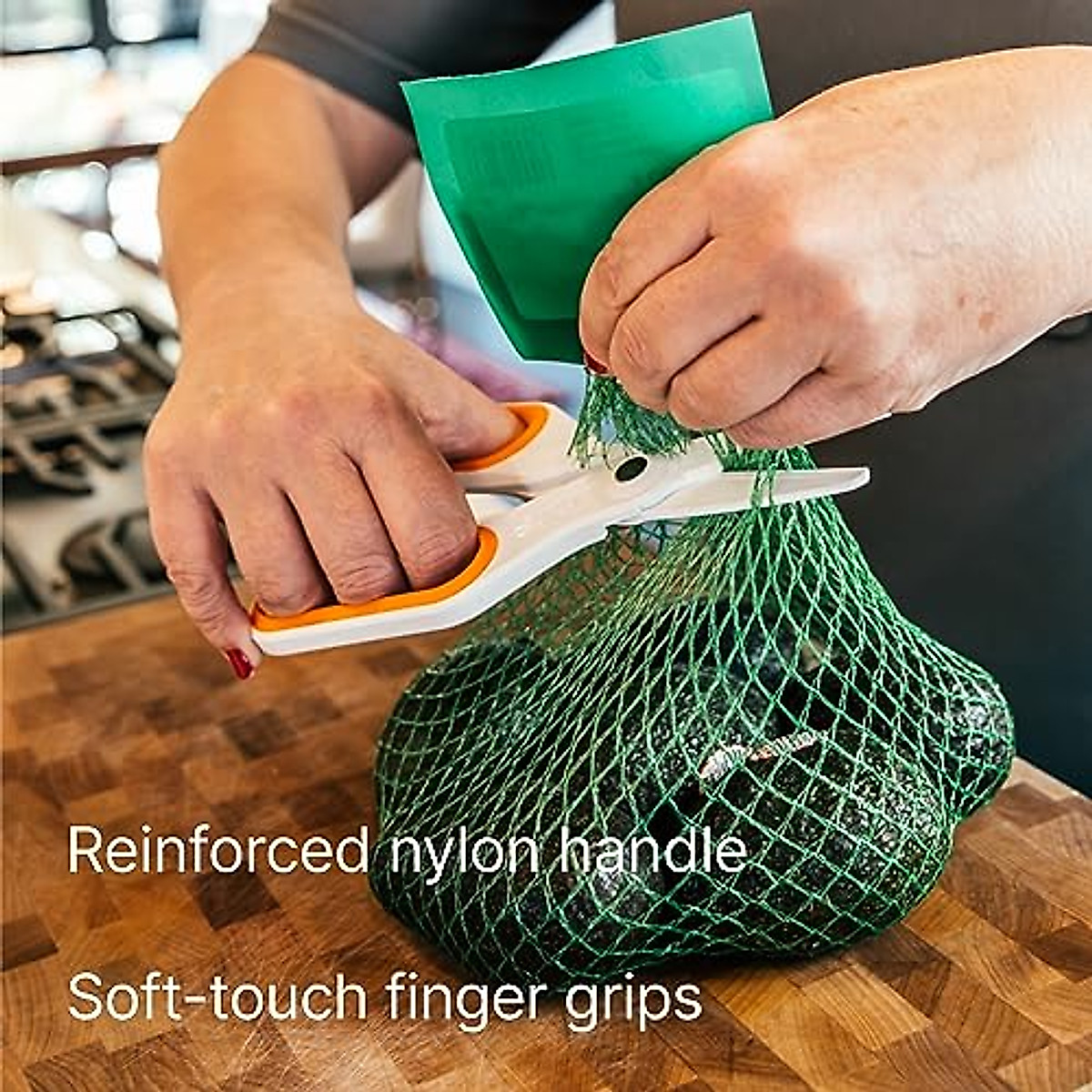 Slice 10545 Ceramic (Large), Rounded Tip Finger-Friendly Edge, Safer Choice, Never Rusts, Lasts 11x Longer Than Metal, Safety Scissors (1 Pack)