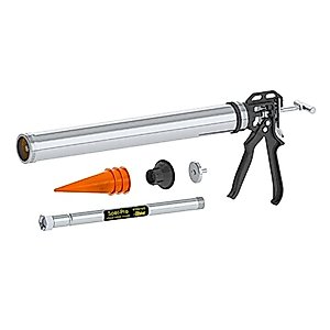 Albion Engineering B12B30SP Spot-Pro System, B-Line Manual Bulk Dispenser + Extension Nozzle for Sealing Exposed Metal Roofing/Siding Fasteners, Complete Kit with Accessories, 30 oz (1 Quart)