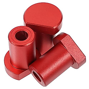 Bench Dogs 9 Pcs Workbench Stop Tabletop Accessories Tool Bench Hand Clamps Woodworking Table Aluminum Alloy Red Workbench Short Clamp Woodworking Planing Stop Desktop