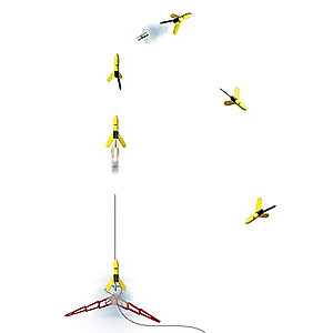 Estes Mini Mosquito, 1345 Model Rockets, Brown/a