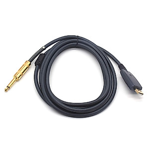 SiYear USB Guitar Cable -USB Interface Male to 6.35mm 1/4" TS Mono Electric Guitar Converter Cable, Guitar Computer Connector Cord Adapter for Instruments Recording Singing Etc(Blue Grey-3M