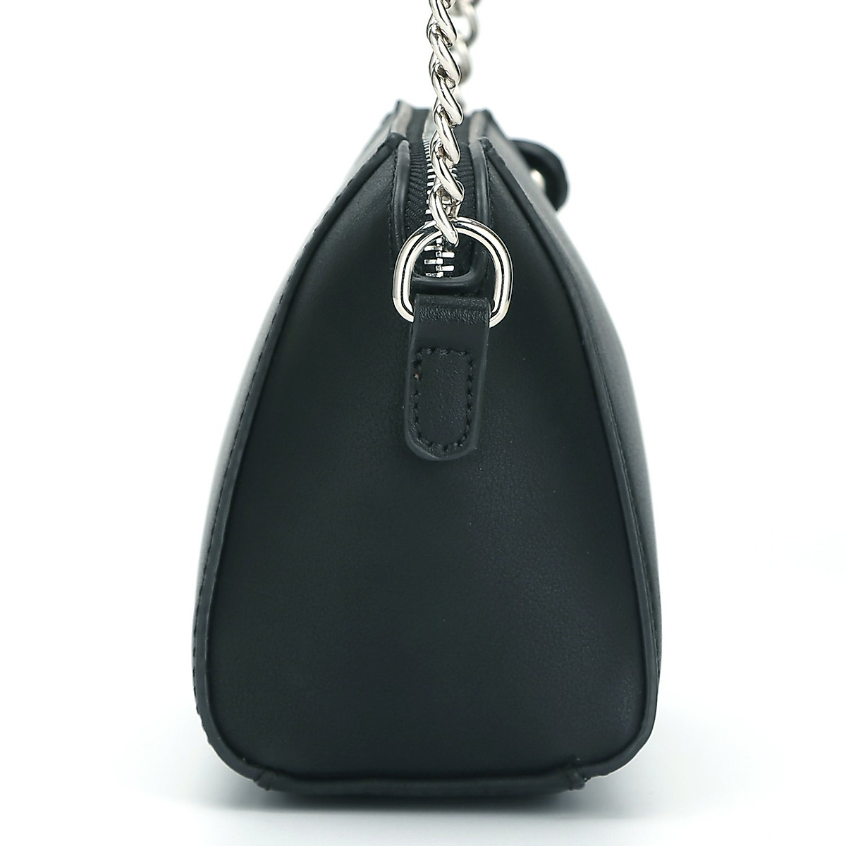 David Jones Women Small Cell Phone Purses Crossbody Bag, Girls Trendy Lightweight Faux Leather Shoulder handbags, Cute Waterproof Mini Black Purse