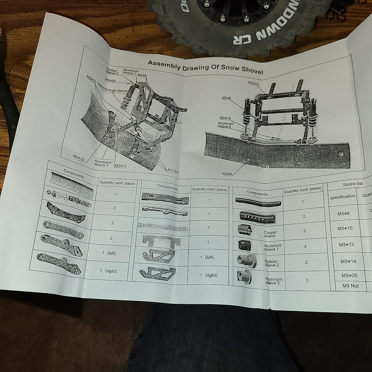RCLIONS RC Model Car Snowplow Snow Shovel Remote Control for Axial SCX10 90046/90047 TRX4 D90 Redcat gen8 1/10th RC Crawler Car