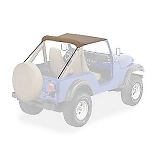 Bestop 5250704 Tan Traditional Bikini Top for 1976-1983 CJ5