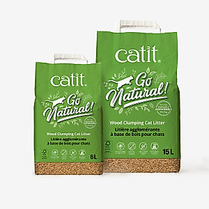 Catit Go Natural Wood Clumping Cat Litter 6.4 lb