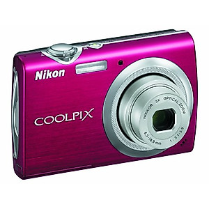 Nikon Coolpix S230 10MP Digital Camera with 3x Optical Zoom and 3 inch Touch Panel LCD (Gloss Red)