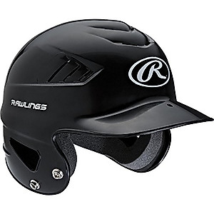 Rawlings | COOLFLO Batting Helmet | 6 1/2" - 7 1/2" One Size Fits Most | Black