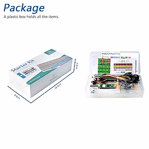 Freenove Basic Starter Kit for Raspberry Pi Pico W (Included), Dual-core Arm Cortex-M0+ Microcontroller, 386-Page Detailed Tutorial, 142 Items, 55 Projects, Python C Code