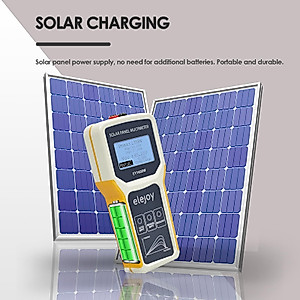 Solar Panel Tester, 1600W Photovoltaic Panel Multimeter Manual/Auto MPPT Tester with Backlight, Solar Panel Powered, LCD Multimeter for Measuring The MAX Power of Photovoltaic Panels, Voltage Tester
