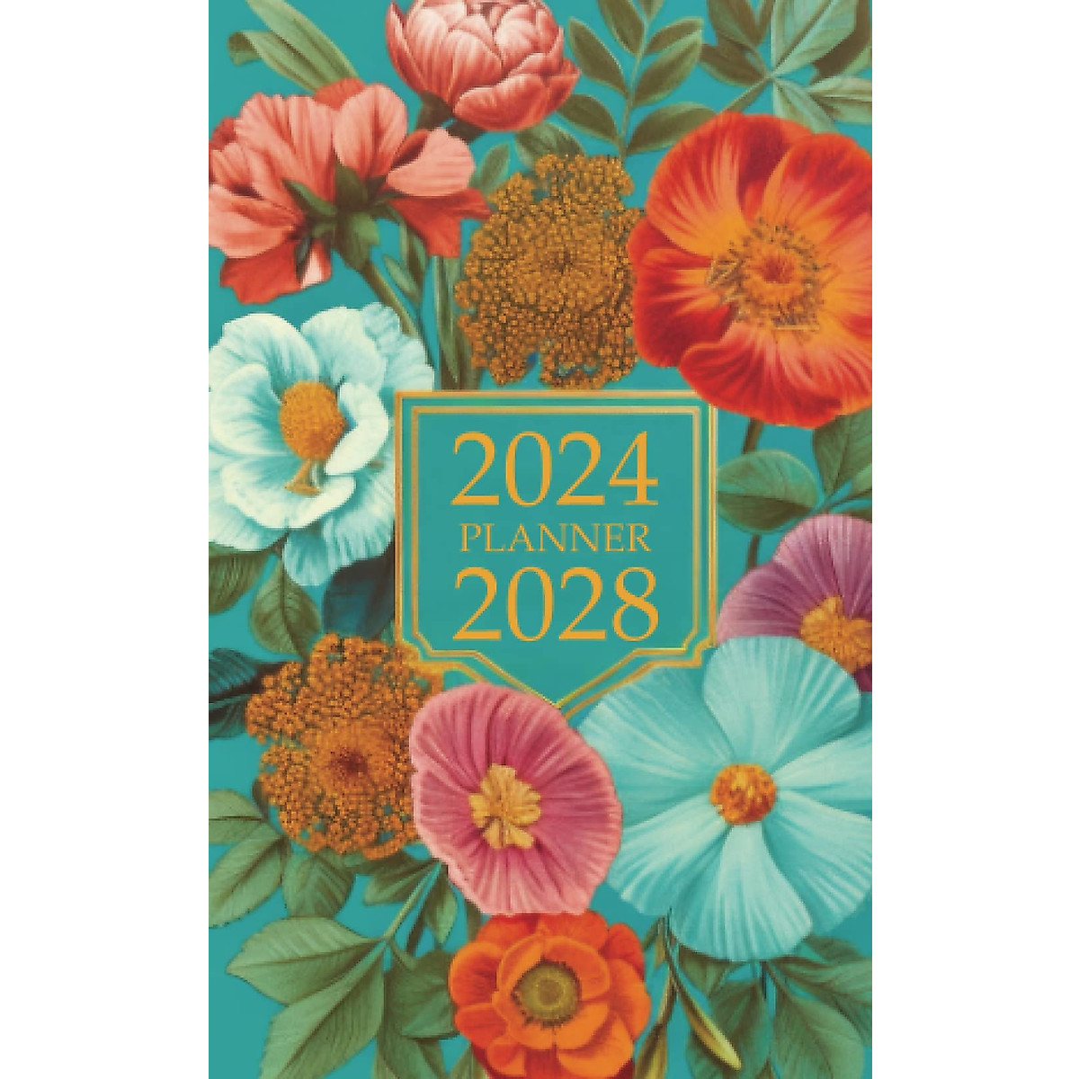 2024-2028 Planner: 5 Year Monthly Calendar January 2024-December 2028