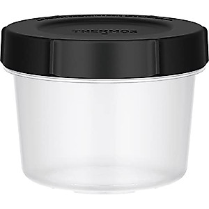Thermos KC-RA500 BK Storage Container, My Food Container, Round, 16.9 fl oz (500 ml), Black