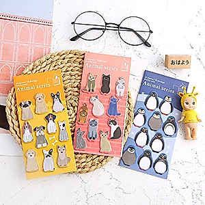 DuoYo Cute Zoo Theme Dog Sticky Note Leave Message Note 10 Sheets Pad Student Stationery School Supplies