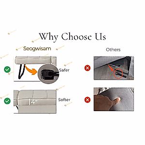 IJIALIFE Chair Bed Sleeper, 4 in 1 Convertible Ottoman Bed, Folding Sleeper Sofa Chair with Adjustable Backrest, No Assembly Required for Apartment, Living Room and Bedroom,Beige